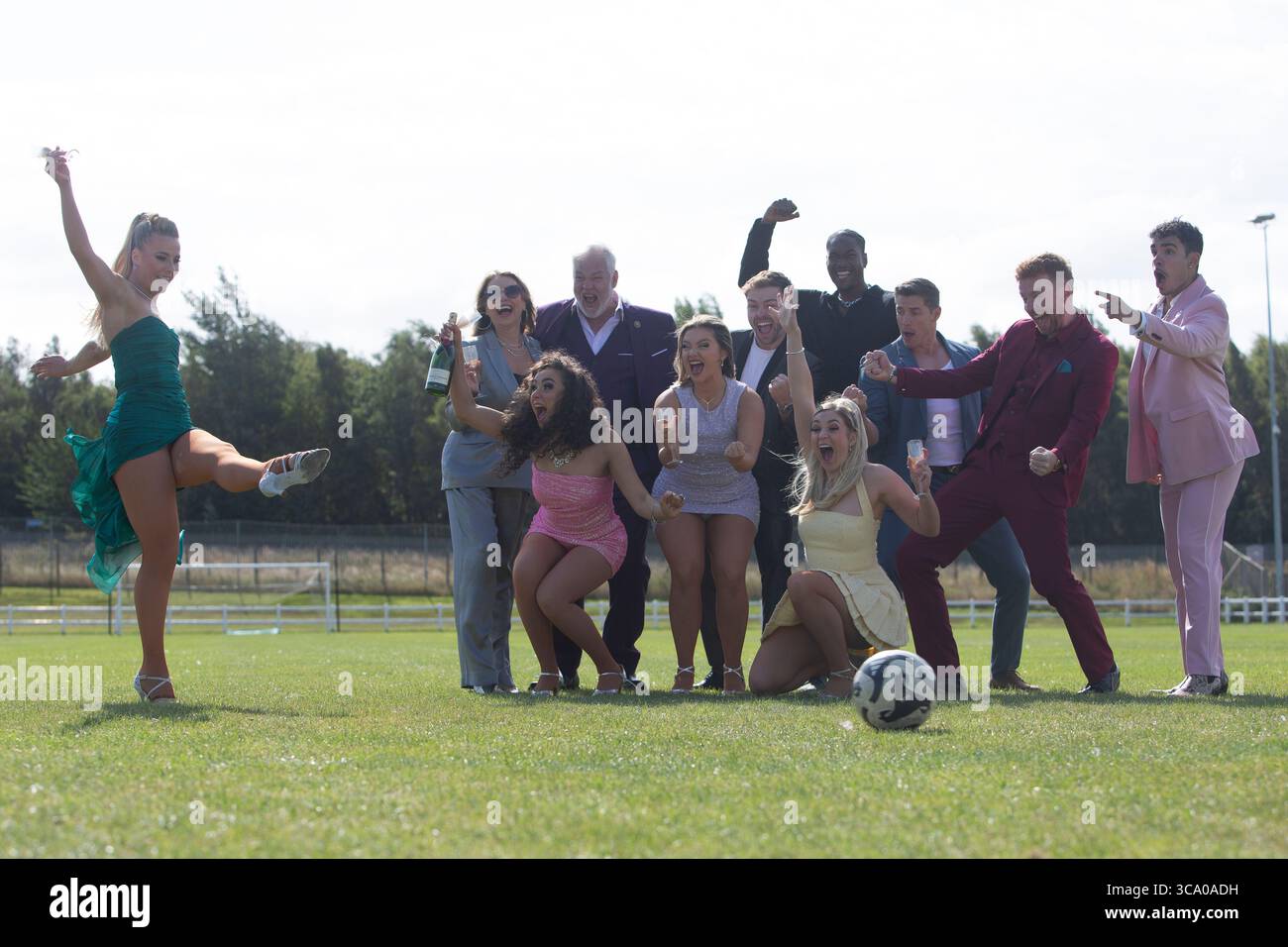 Edinburgh, Scotland. UK. 6 August 2025. Photocall: Footballers Wives ...
