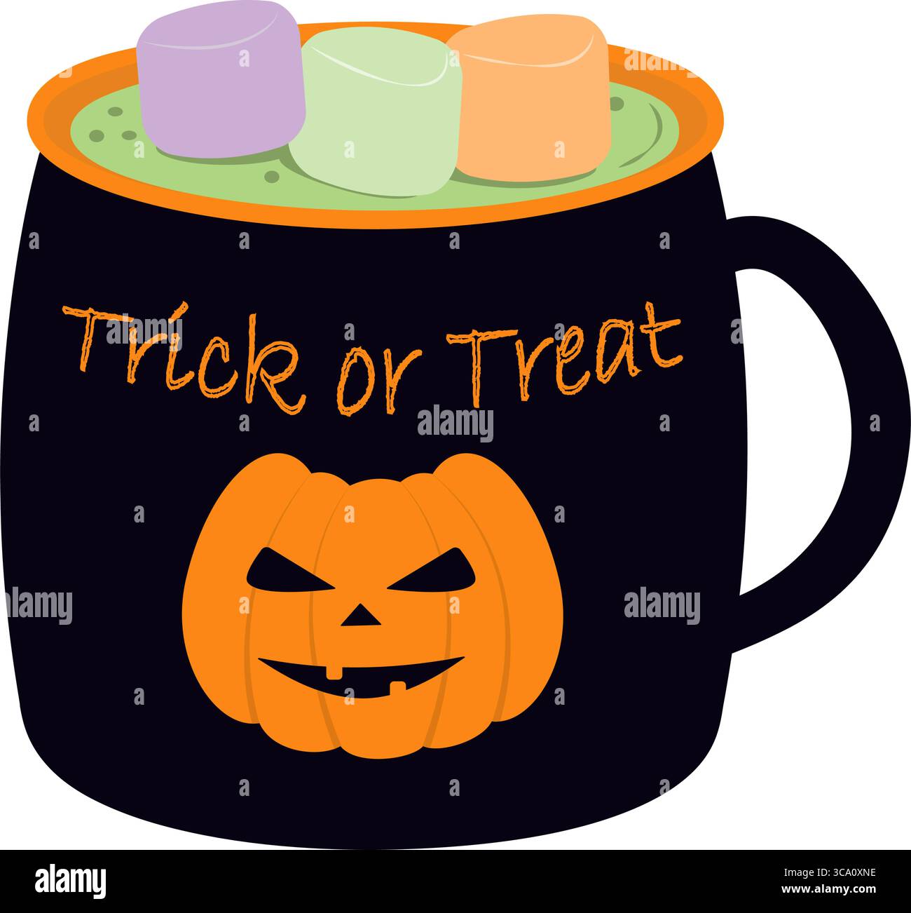 Trick treat text potion Stock Vector Images - Alamy
