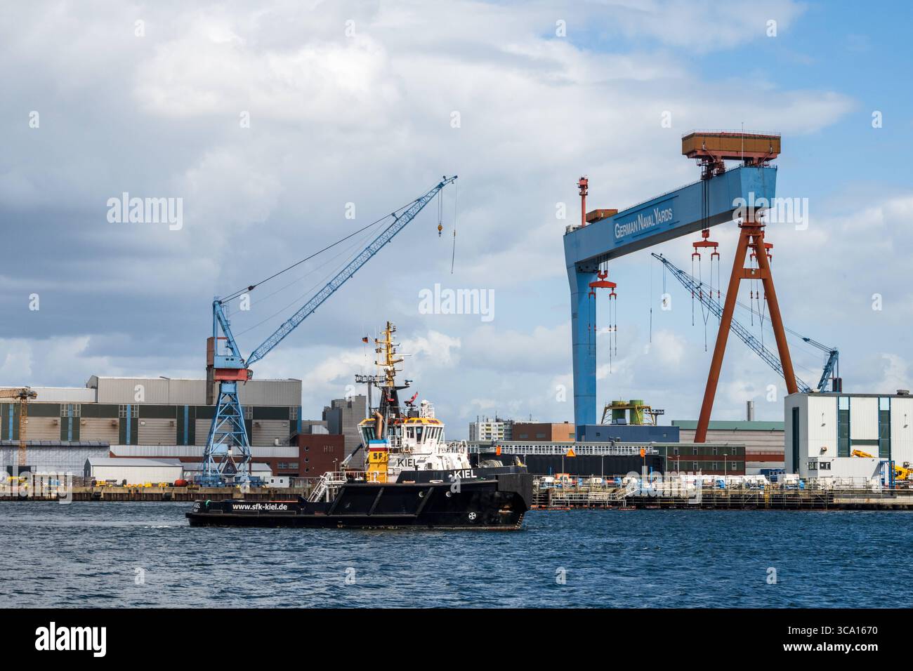 Kiel, Deutschland, 5.08.25 Die Gorch Fock der Deutschen Marine in der ...