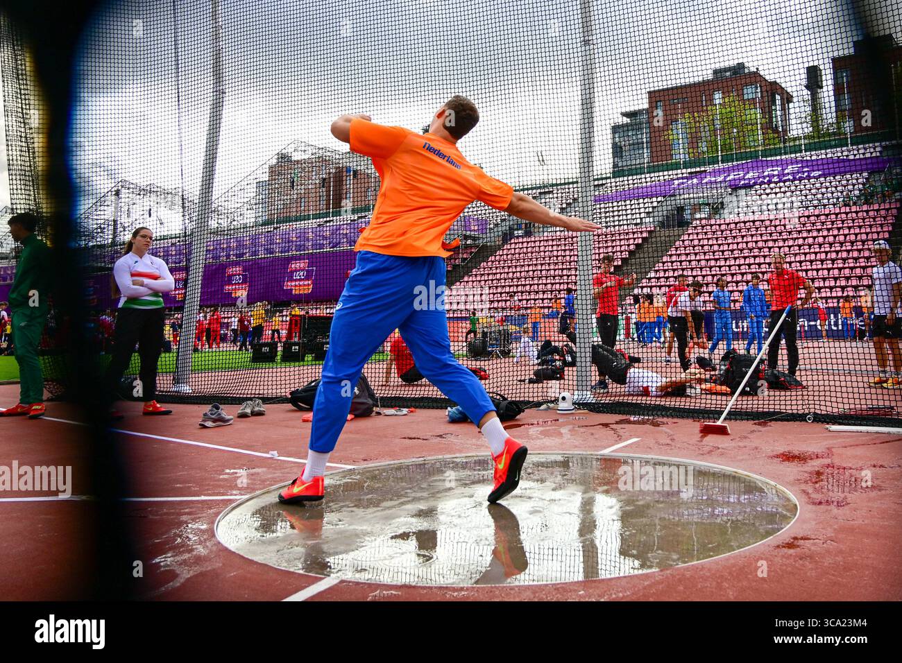 TAMPERE, FINLAND - AUGUST 6: Jarno van Daalen of the Netherlands during Previews ahead of the ...