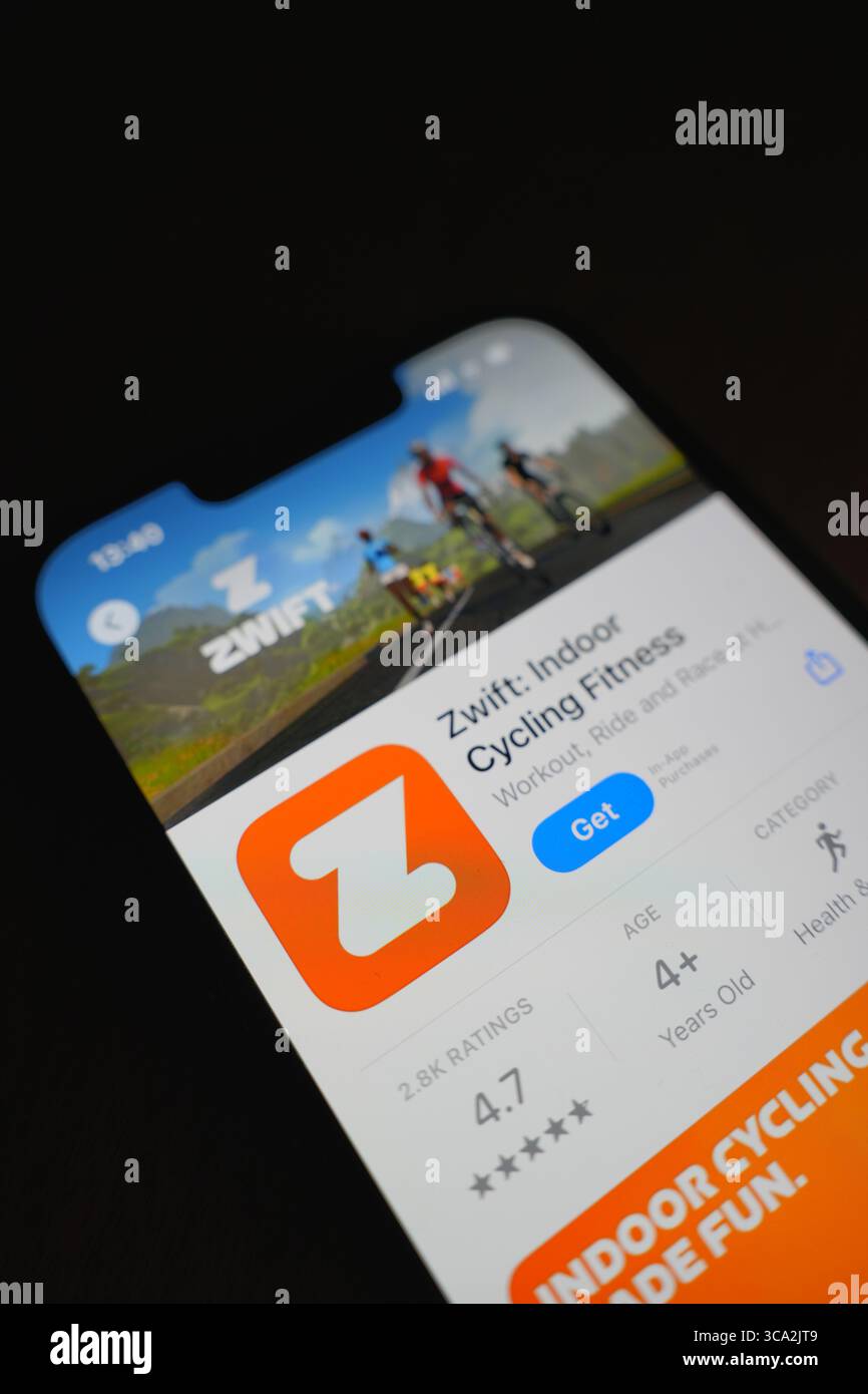 Roosendaal, The Netherlands - August 06, 2025: A smartphone displaying ...