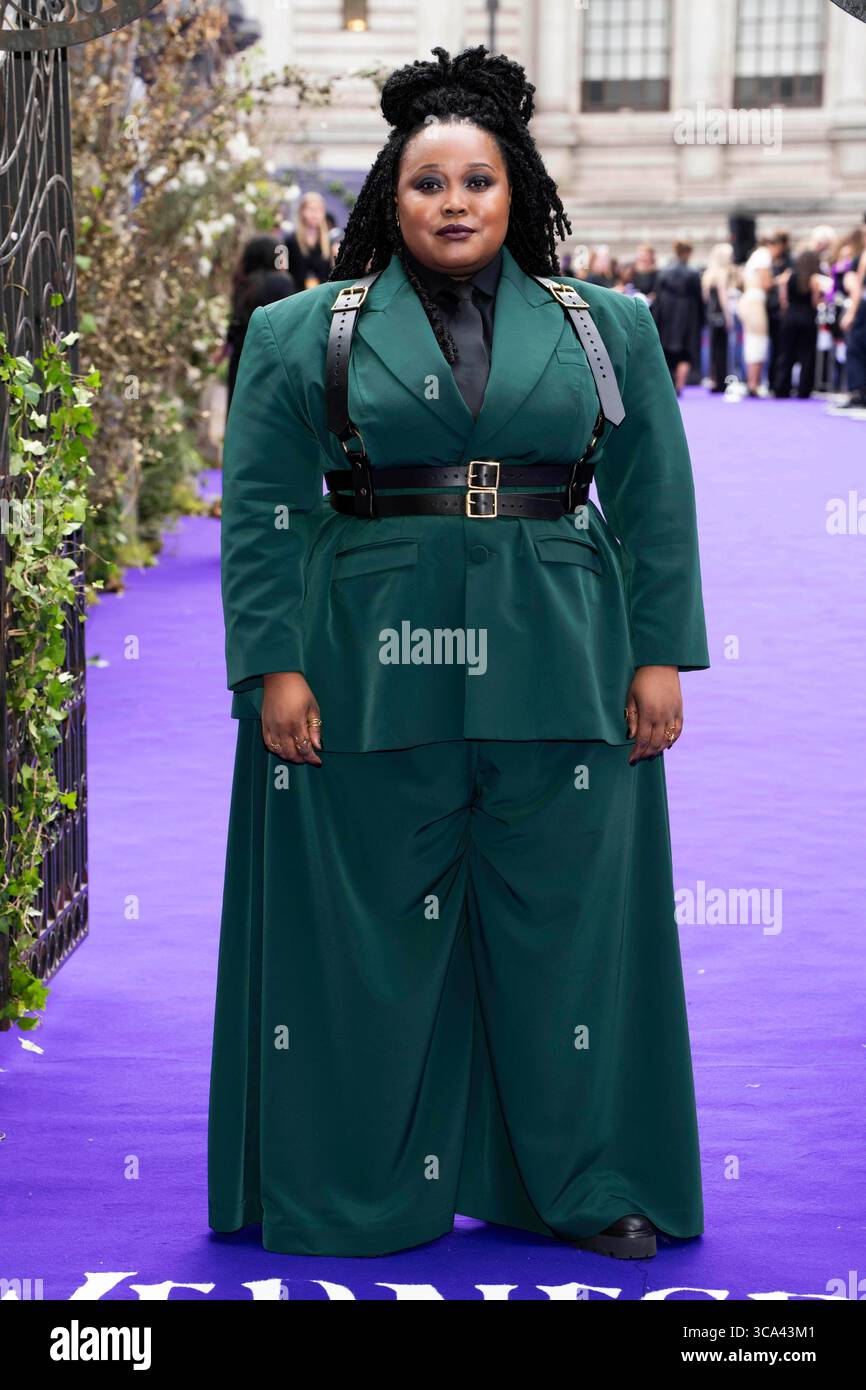 Luyanda Unati Lewis-Nyawo poses for photographers upon arrival at the ...