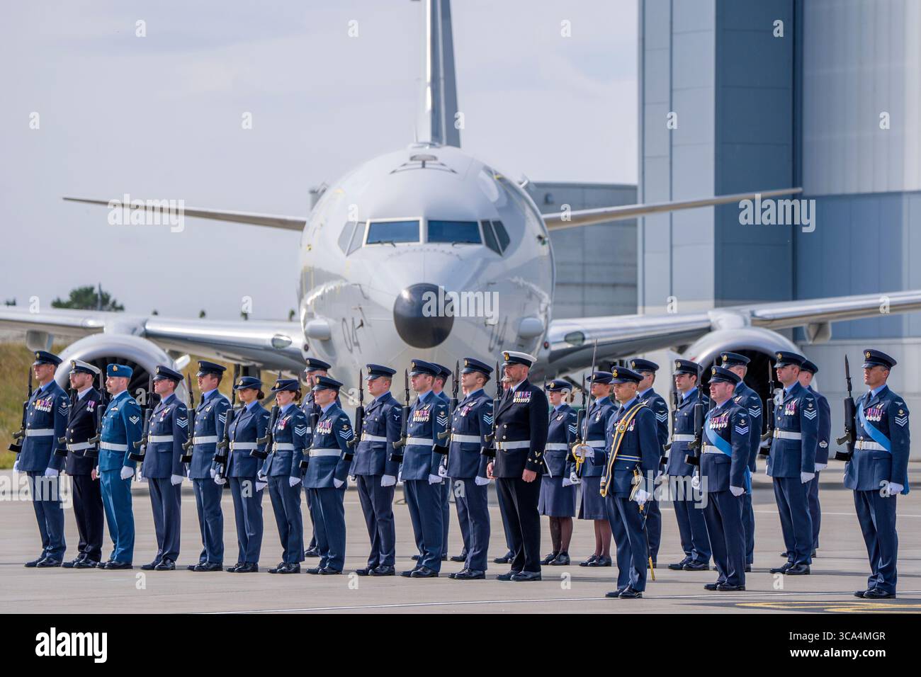 Members of 42 (Torpedo Bomber) Squadron at RAF Lossiemouth in Moray ...