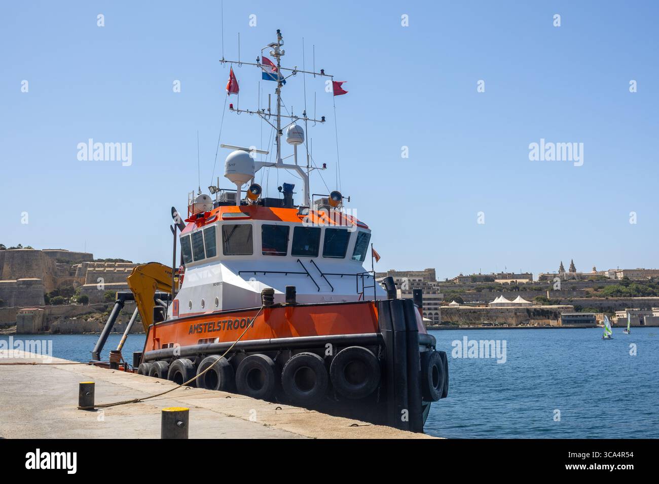 The 2004 Dutch tugboat Amstelstroom" also known as "AMSTELSTR" and ...