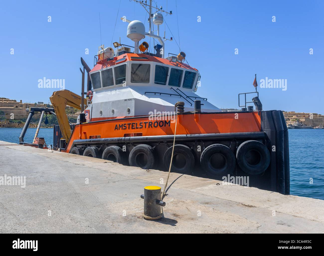 The 2004 Dutch tugboat Amstelstroom" also known as "AMSTELSTR" and ...