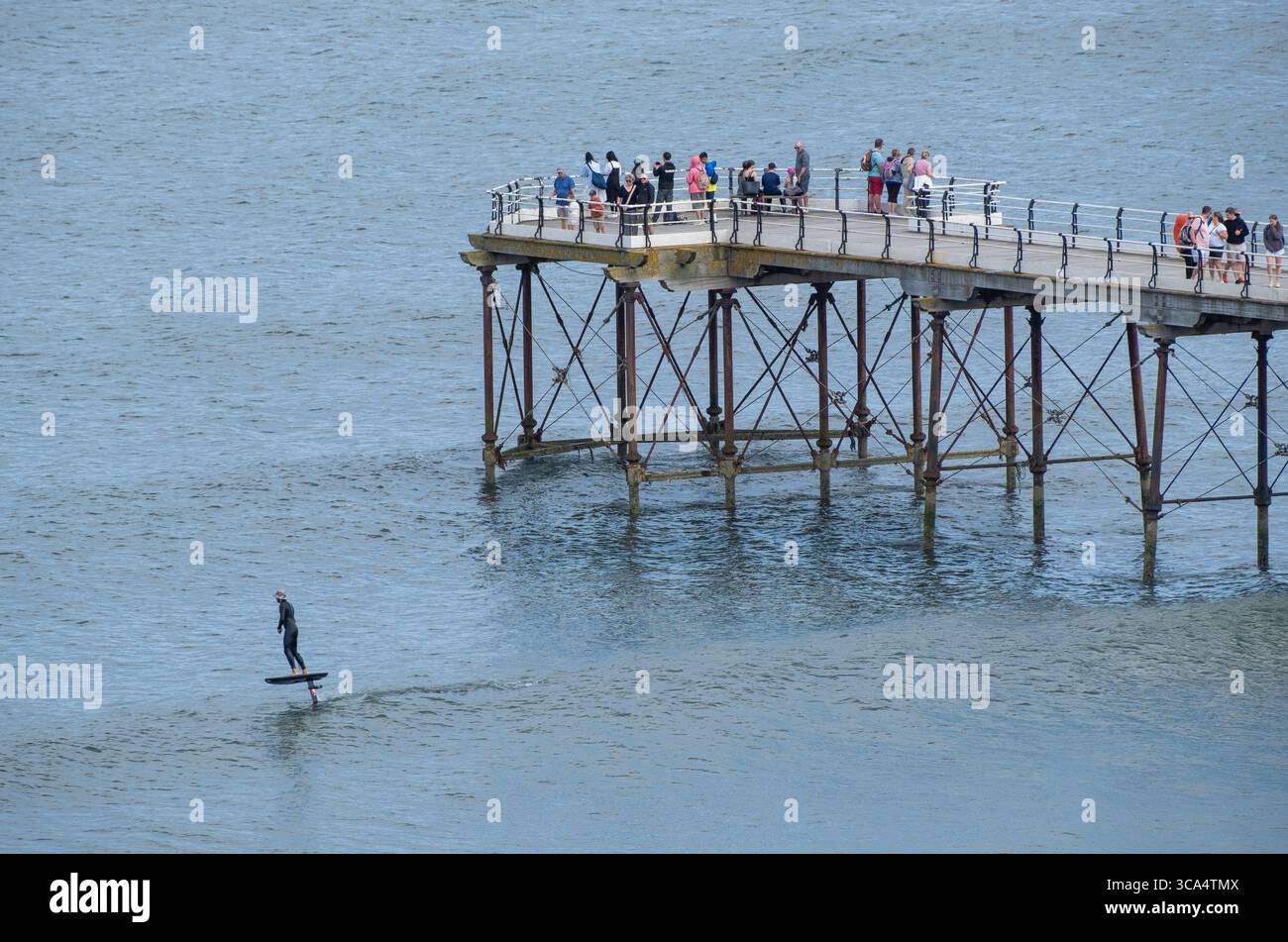 Saltburn by the sea, North Yorkshire, England. UK. 6th August, 2025 ...