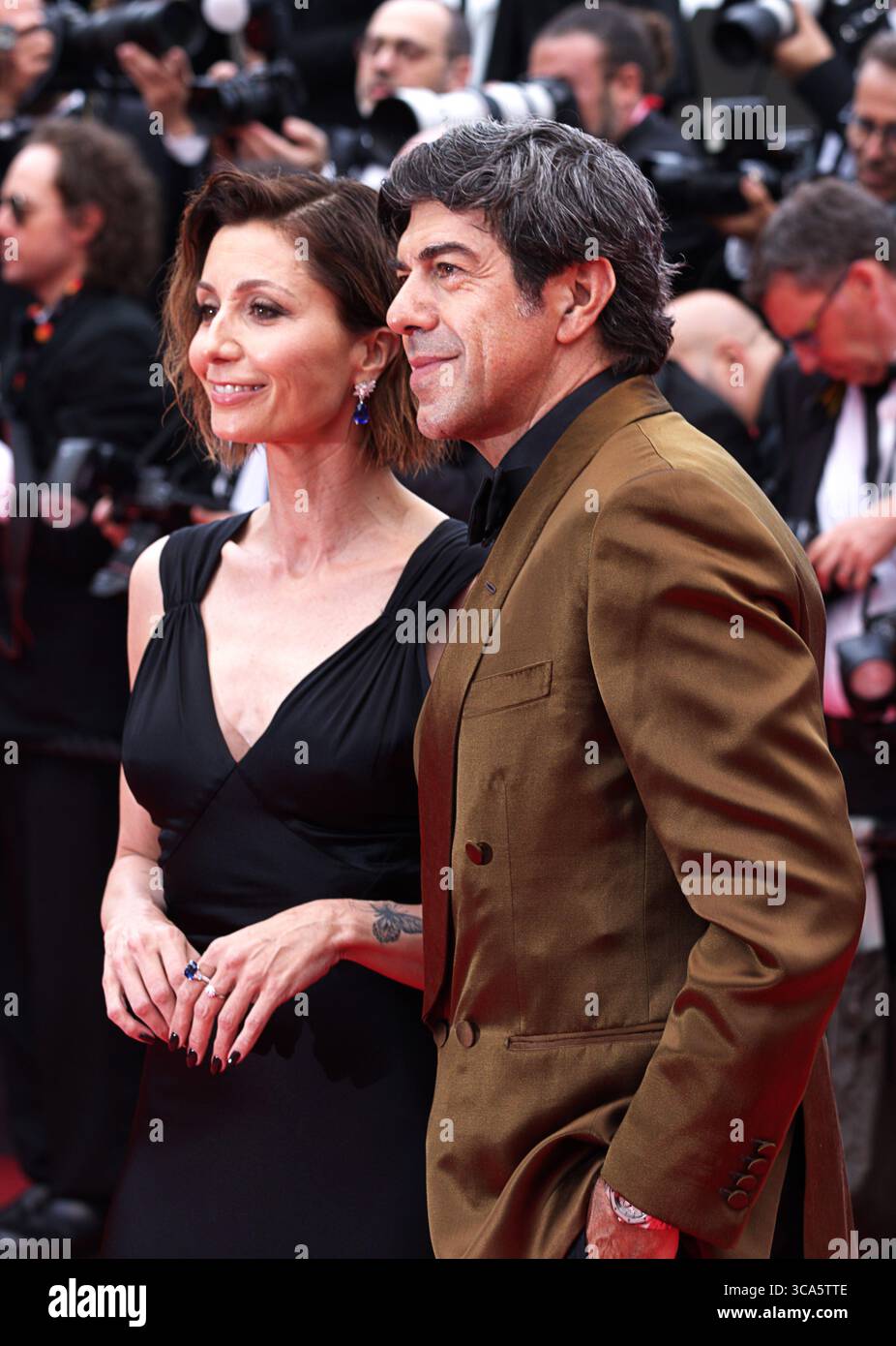 Italian actors Anna Ferzetti and Pierfrancesco Favino at the opening of ...