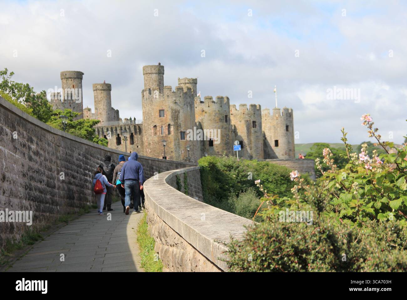 Conwy Castle Wales Stock Photo - Alamy