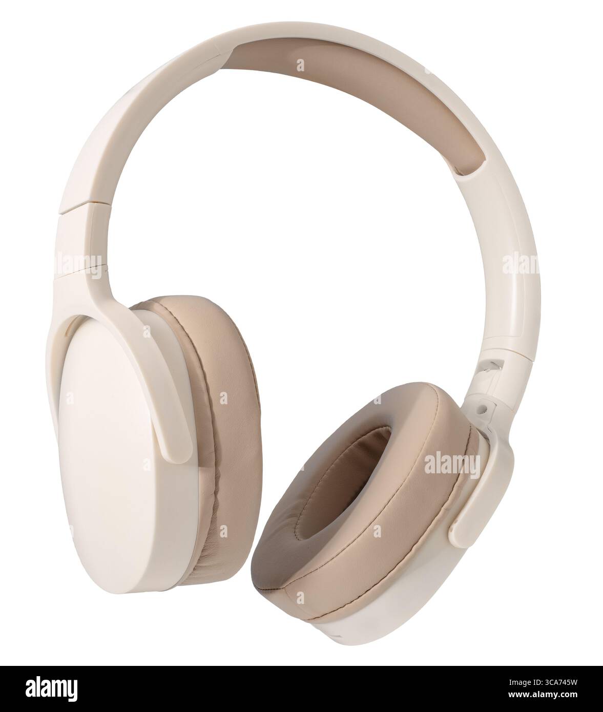 Beige headphones hi-res stock photography and images - Alamy