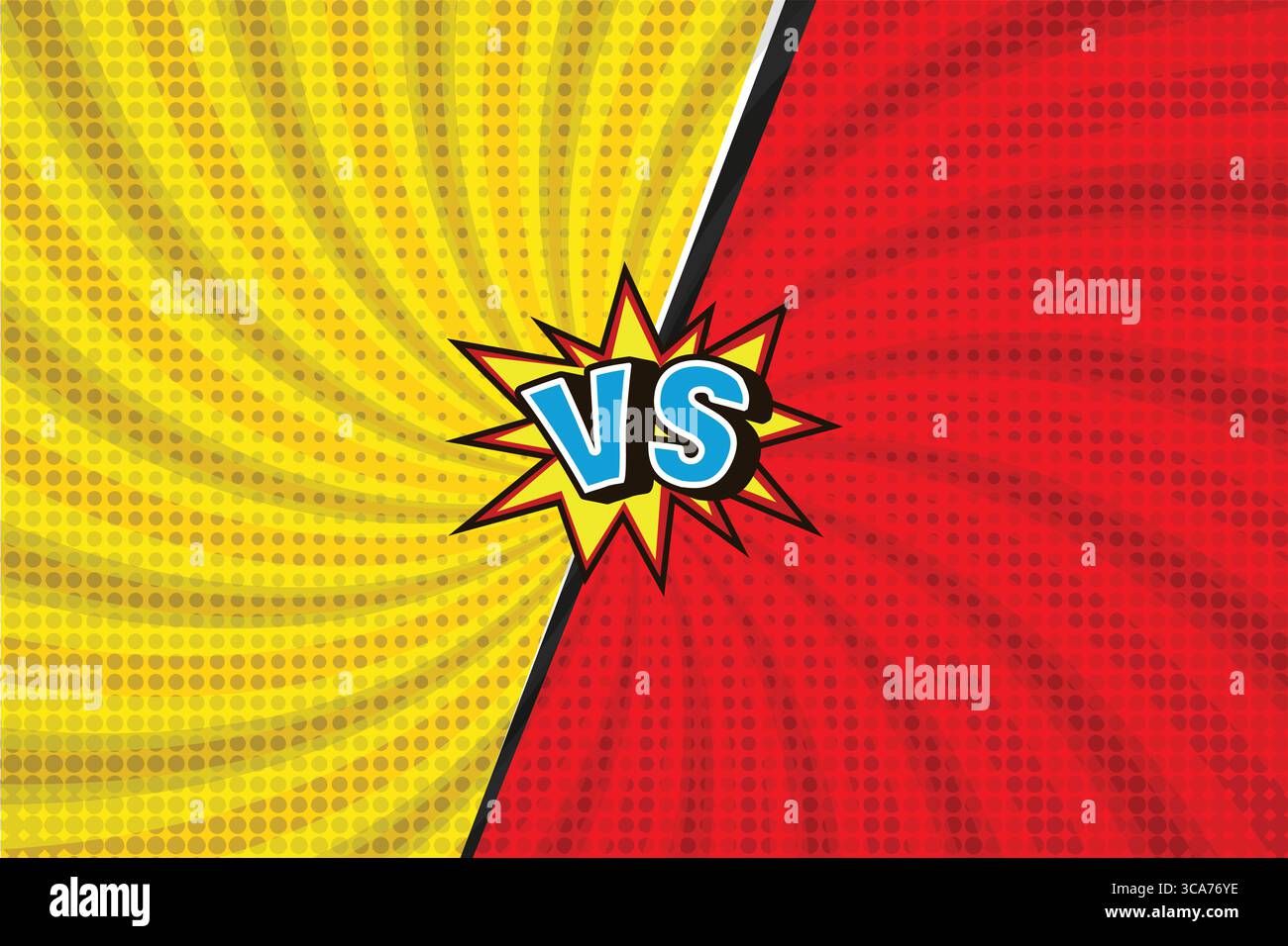 Retro Comic Book Spiral Background – Pop Art Halftone Burst with Green ...