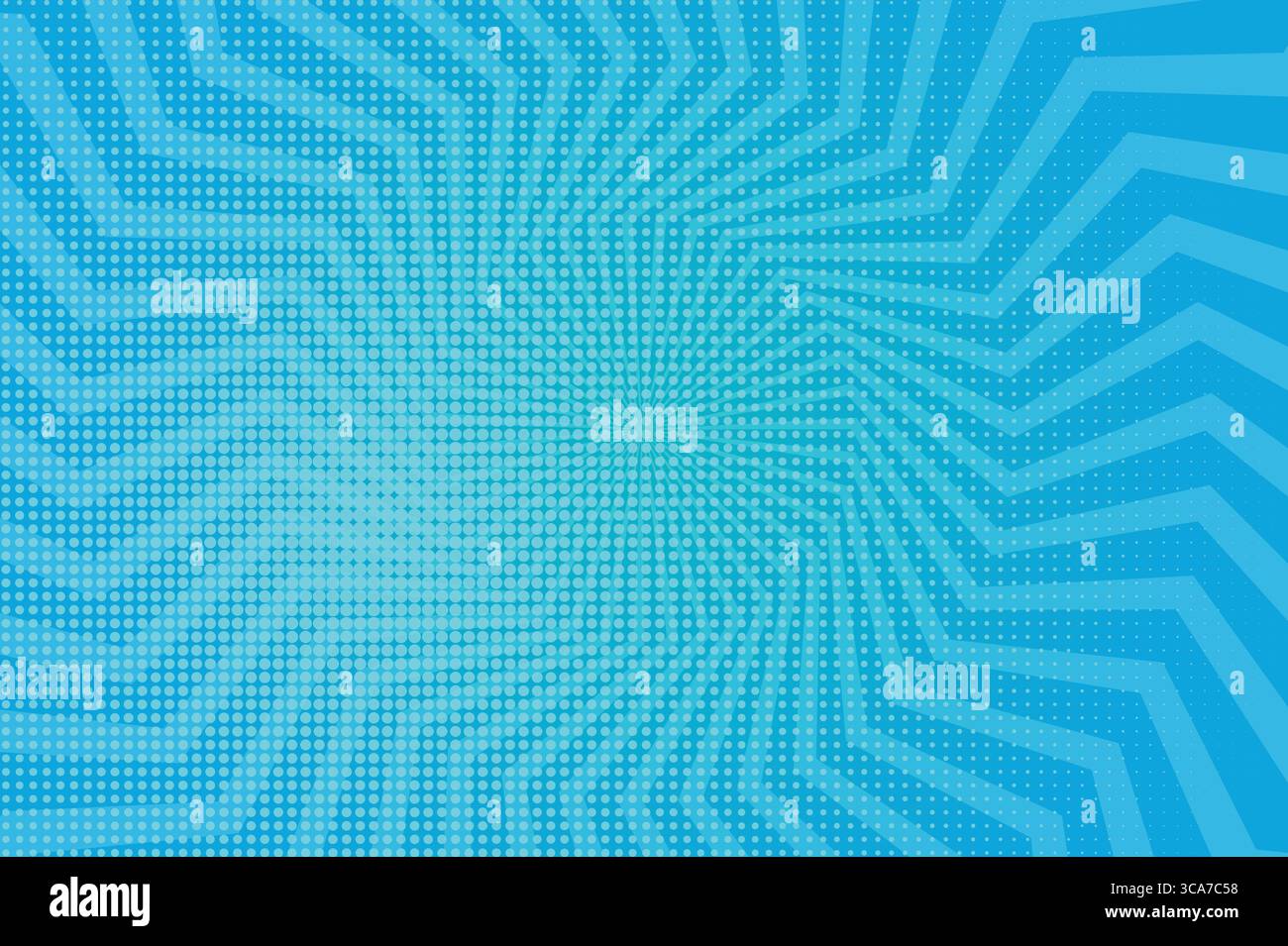 Retro Comic Book Spiral Background – Pop Art Halftone Burst with Green ...