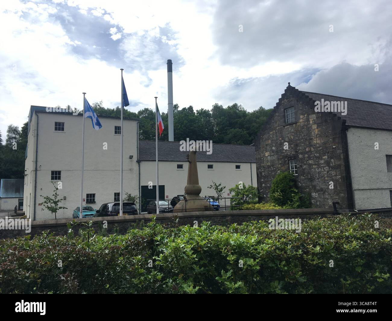 Scotland: Traditional Speyside distillery in Rothes, set amid rolling ...
