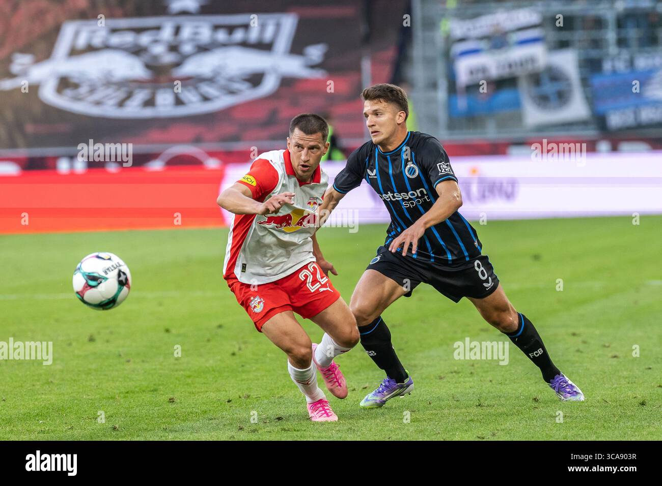 ABD0048 20250806 - WALS-SIEZENHEIM - ÖSTERREICH: v.l. Stefan Lainer ...