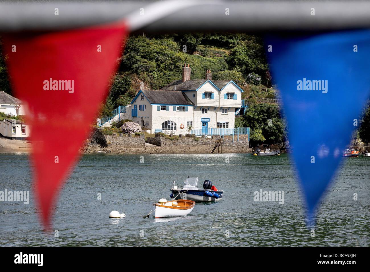General view of Daphne du Maurier's most famous home in Fowey was ...