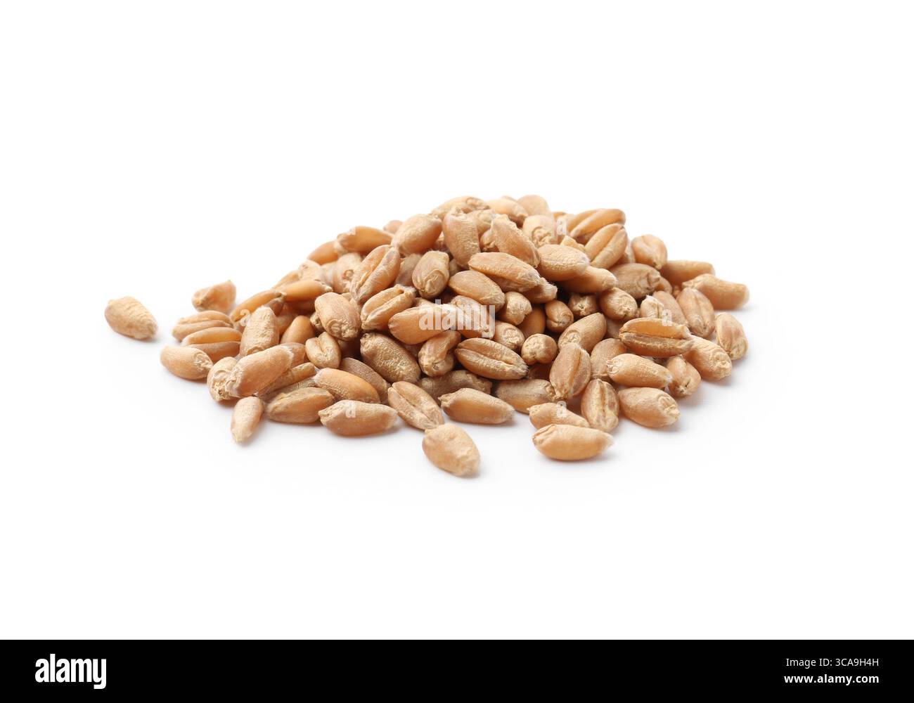 Heap ripe rye wheat Cut Out Stock Images & Pictures - Alamy