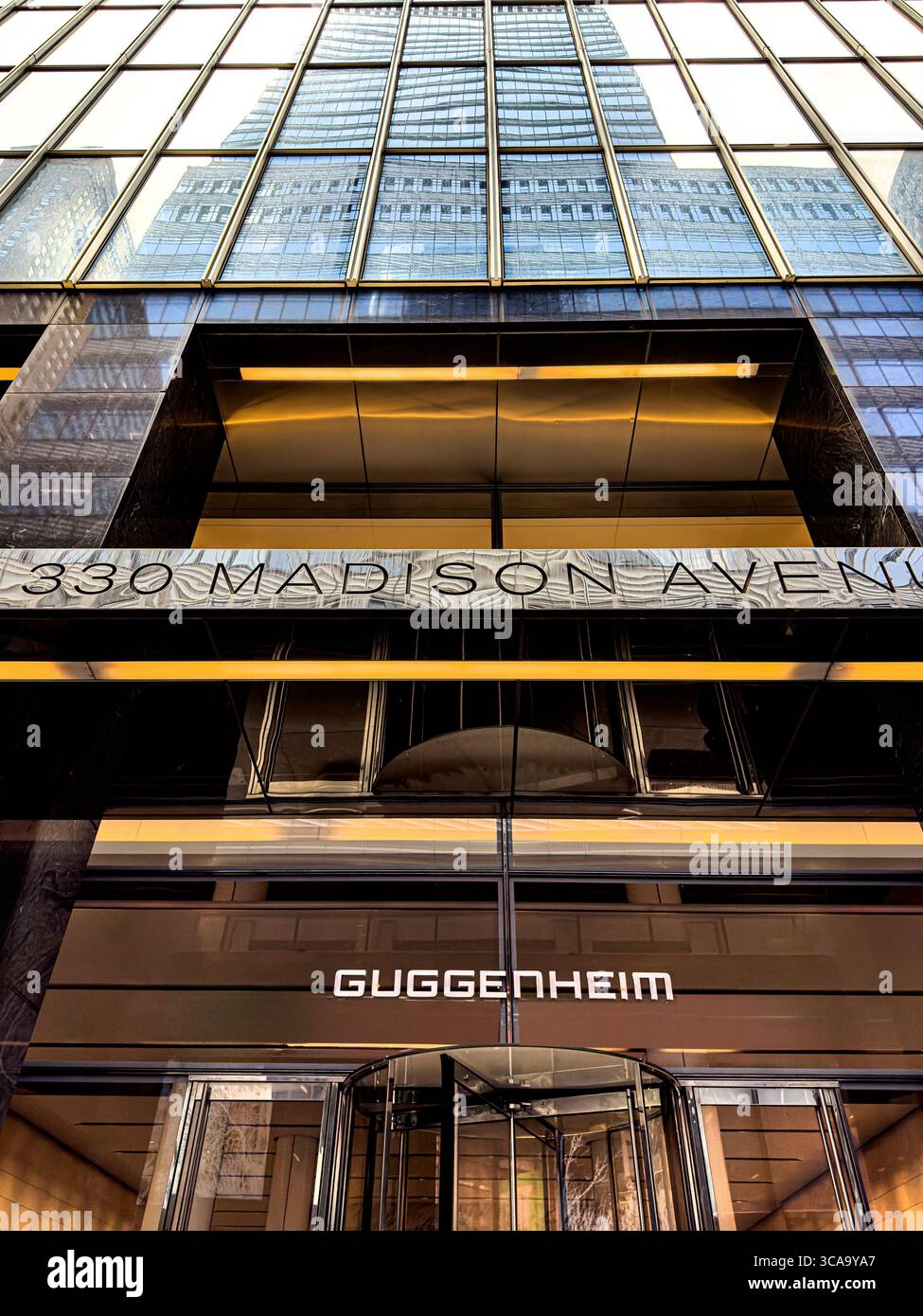 Guggenheim Partners corporate headquarters, building exterior detail ...