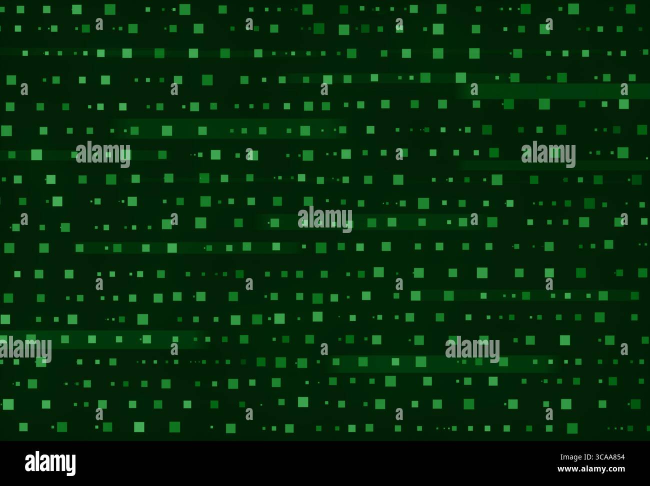 Abstract green pixel background with grid design and digital aesthetic ...
