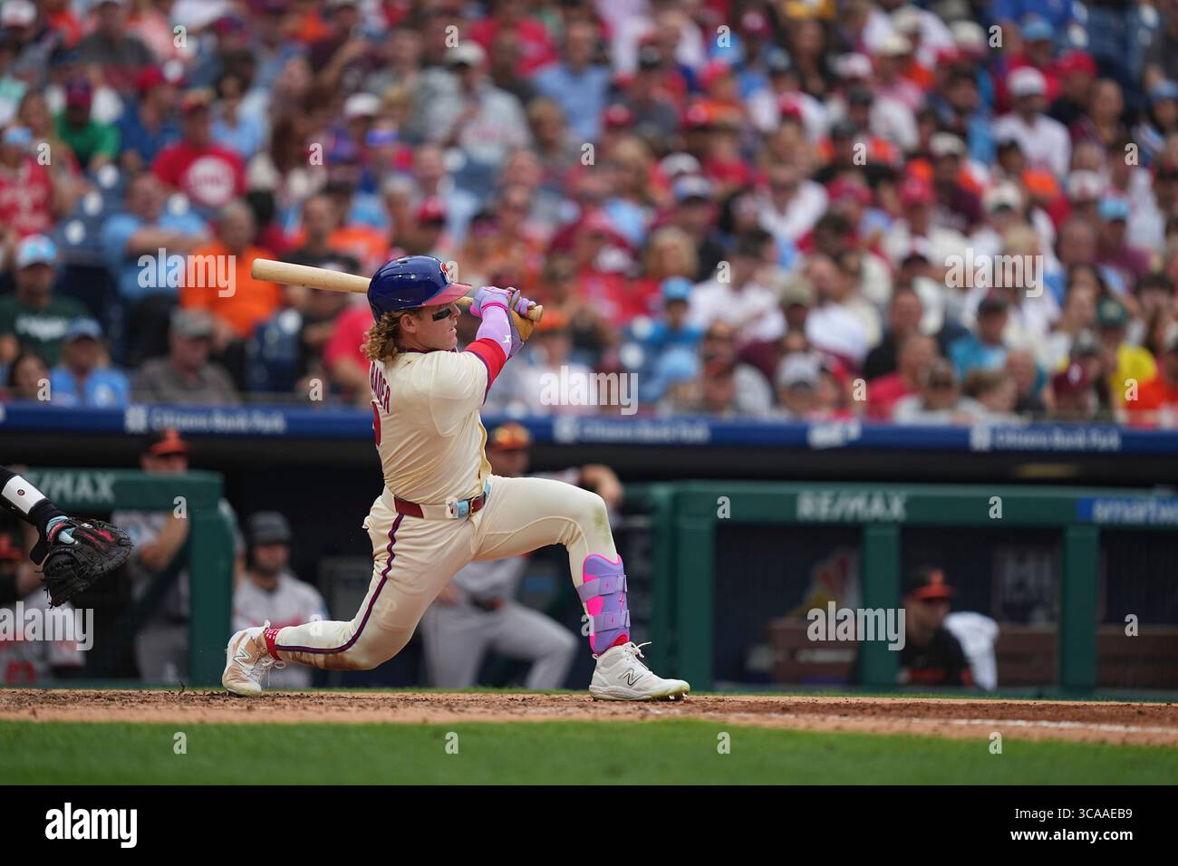 Philadelphia Phillies' Harrison Bader in action during baseball game ...