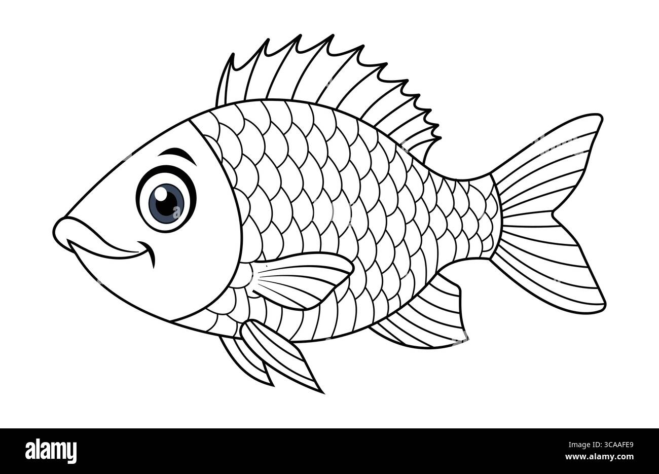 Kids aquatic life coloring Stock Vector Images - Alamy
