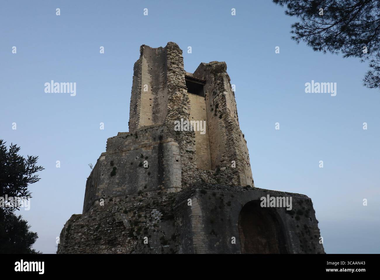 Magne Tower, city of Nîmes, Gard department, France Stock Photo - Alamy