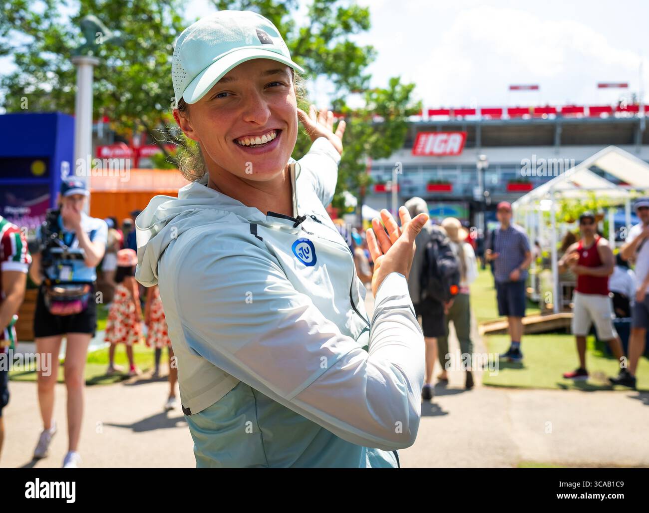 Iga swiatek montreal 2023 hi-res stock photography and images - Alamy