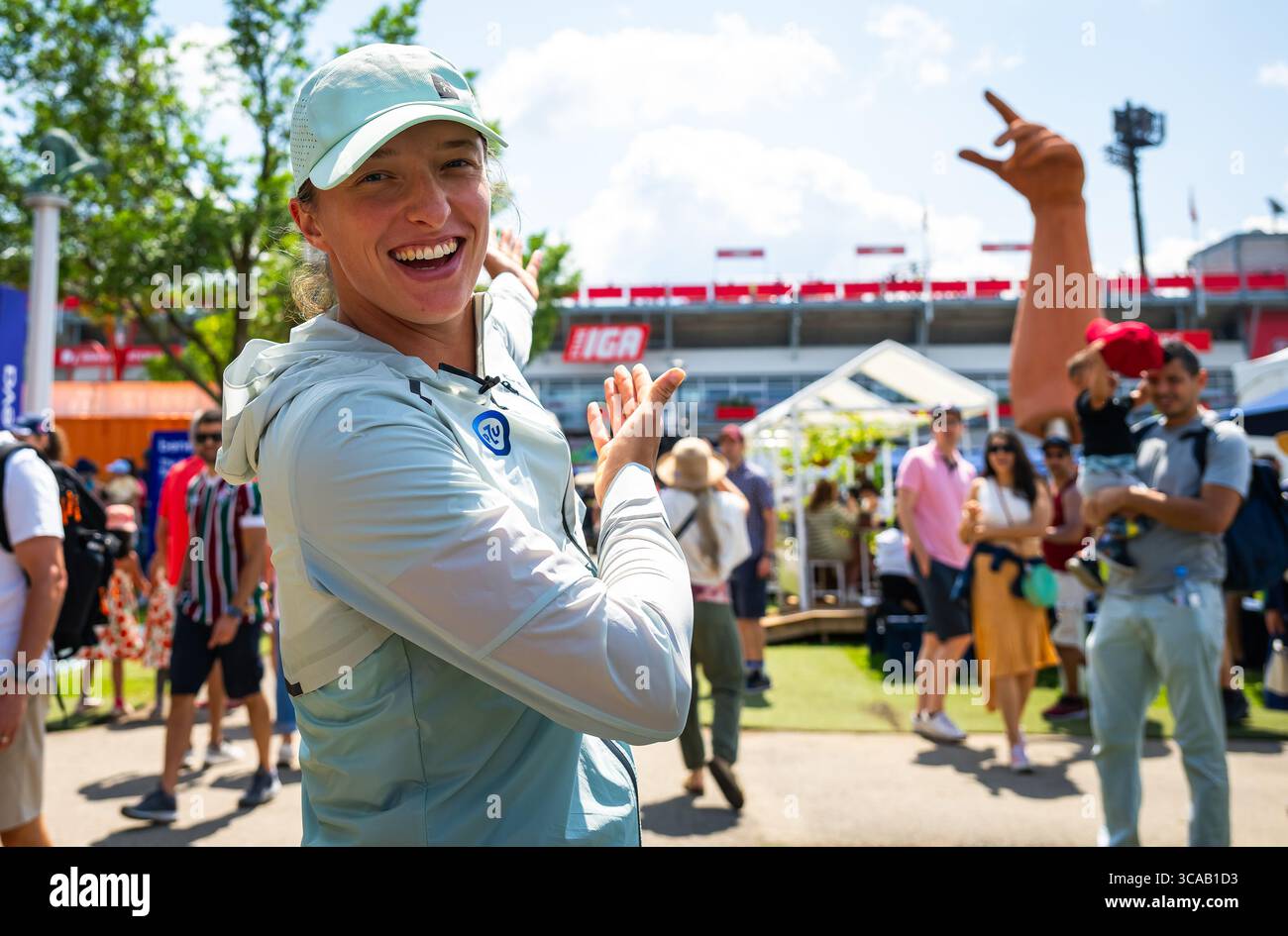 Iga swiatek montreal 2023 hi-res stock photography and images - Alamy