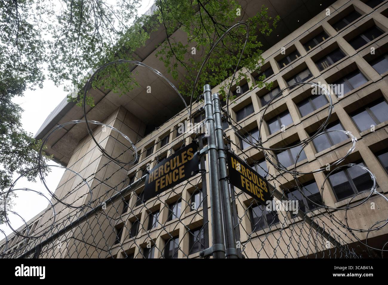 The J. Edgar Hoover Building, headquarters of the Federal Bureau of Investigation, is seen in ...