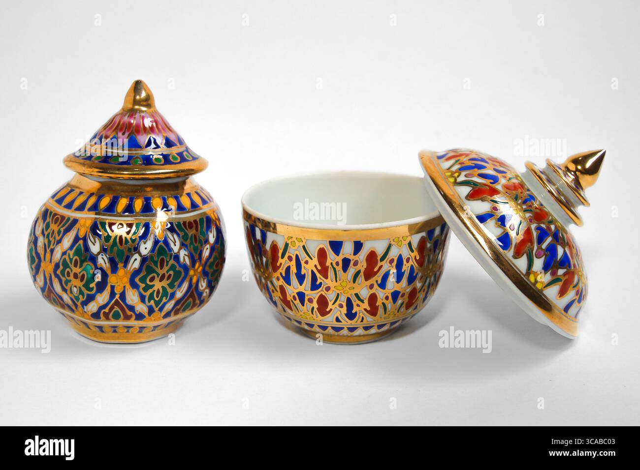 Benjarong tea set hi-res stock photography and images - Alamy
