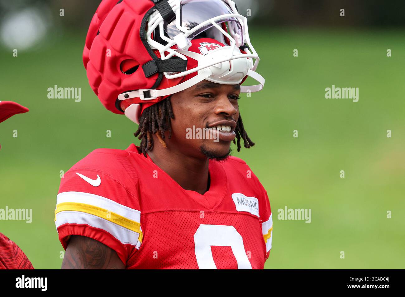 August 6, 2025: Kansas City Chiefs wide receiver Key Shawn Smith (8 ...
