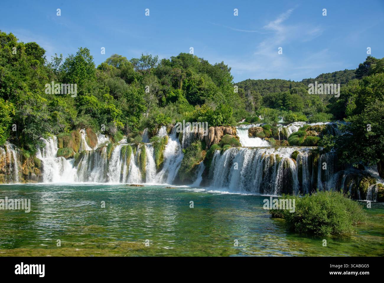 Beautiful waterfalls krka national park hi-res stock photography and ...