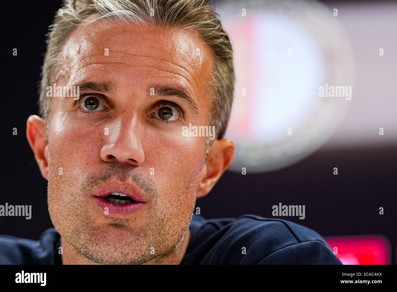 Rotterdam - Feyenoord coach Robin van Persie during the third ...