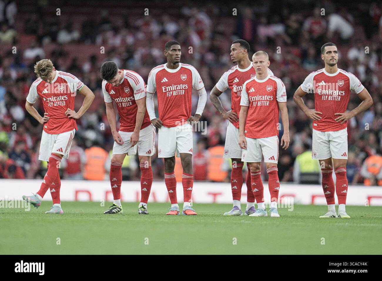 Arsenal Players during the Pre-season friendly match Arsenal vs ...