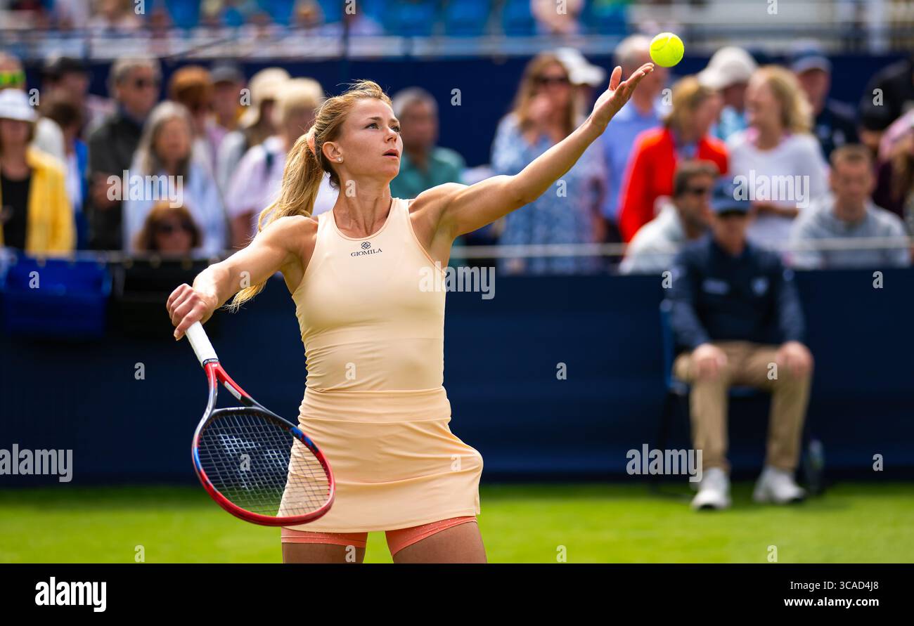 June 27, 2023, UNITED KINGDOM: Camila Giorgi of Italy in action during ...