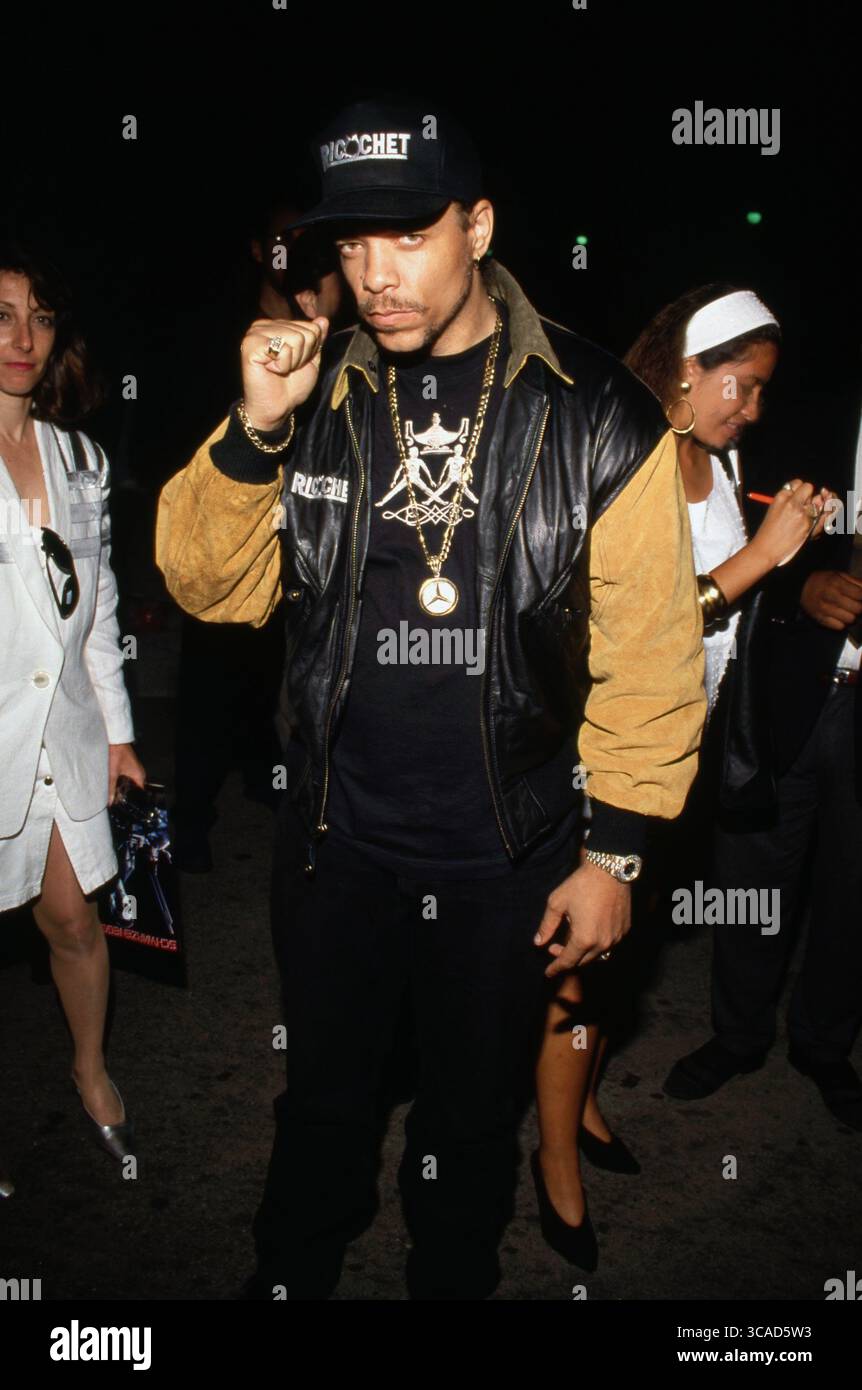 Ice-T at Terminator 2: Judgment Day Premiere June 01, 1991 in Los ...