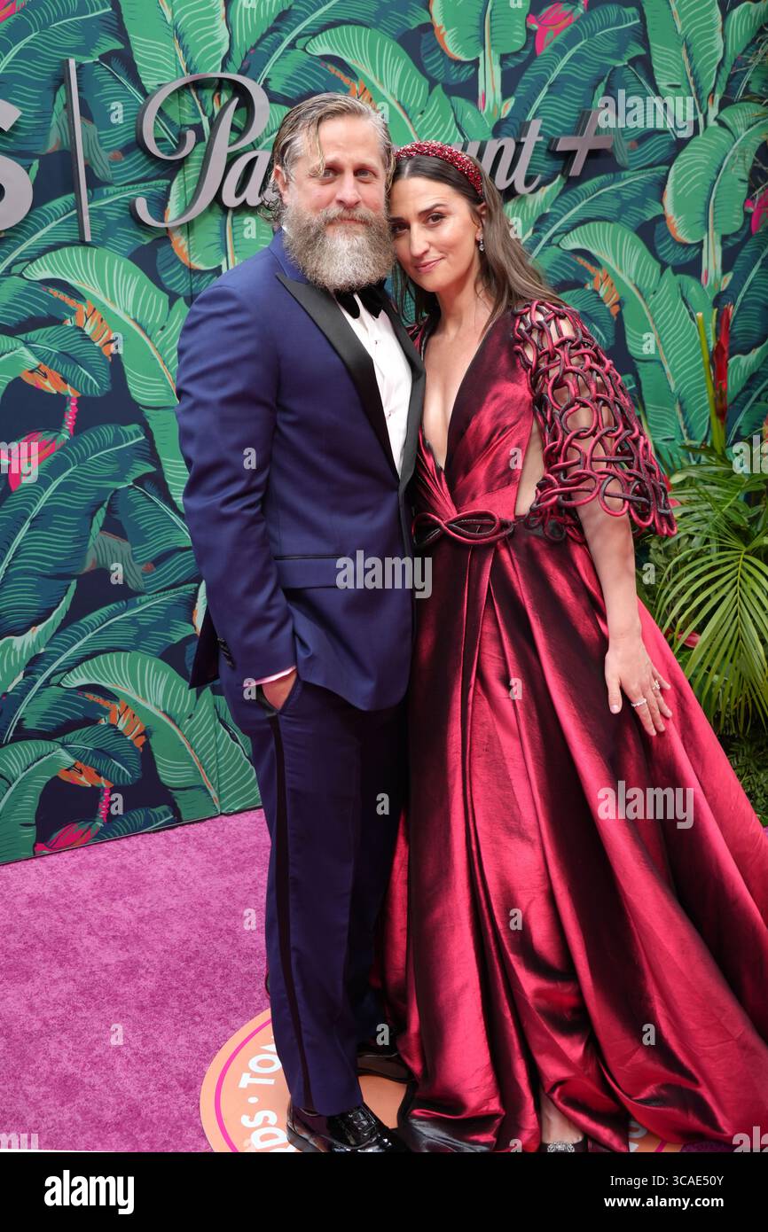 June 11, 2023, New York, NY, USA: JOE TIPPETT and SARA BAREILLES attend ...
