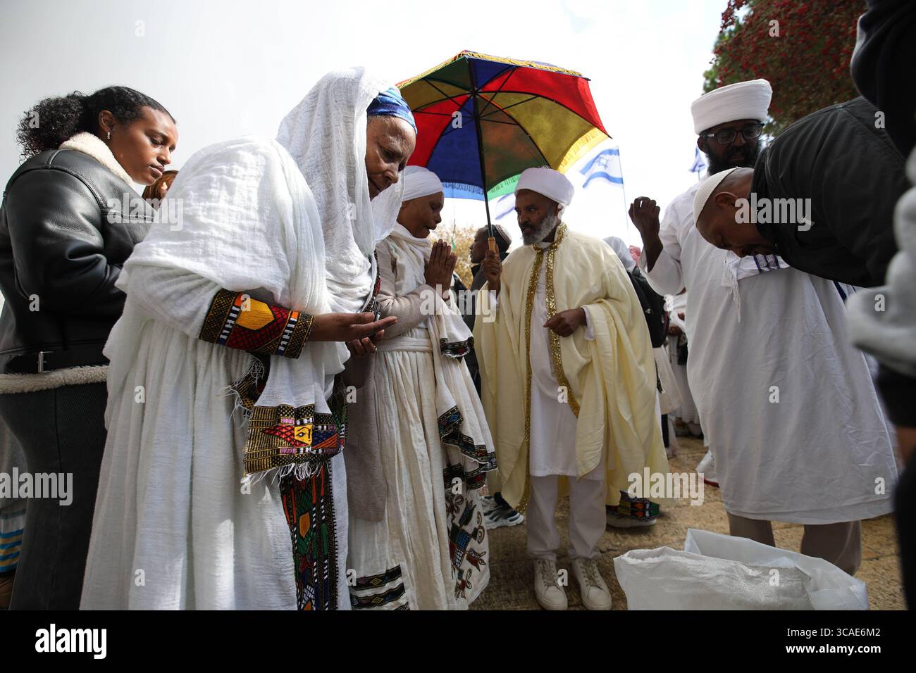 The Ethiopian Jewish holiday of Sigd is celebrated at the Tayelet Haas ...