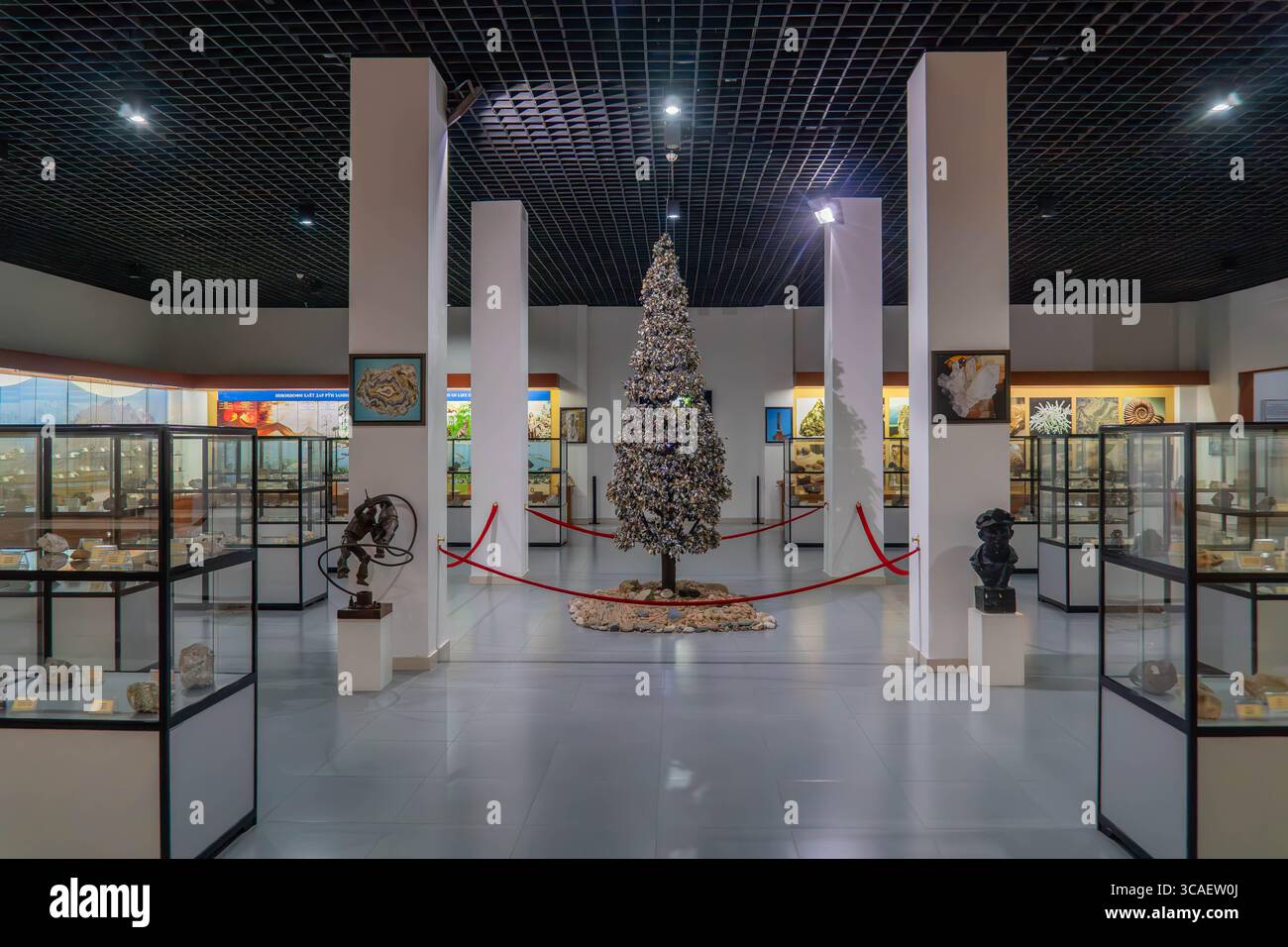 Interior of the National Museum of Tajikistan in Dushanbe, showcasing ...