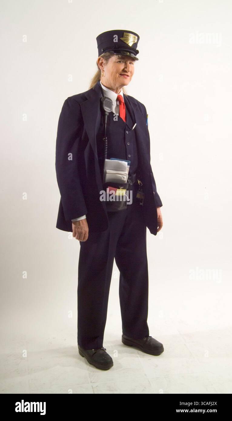 Uniform female train conductor hi-res stock photography and images - Alamy