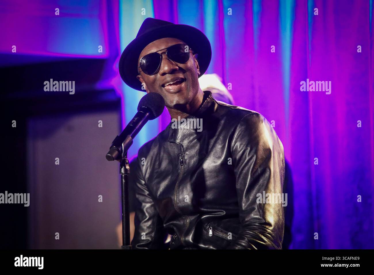 Singer-songwriter Aloe Blacc performs at the Grammy Museum's program ...