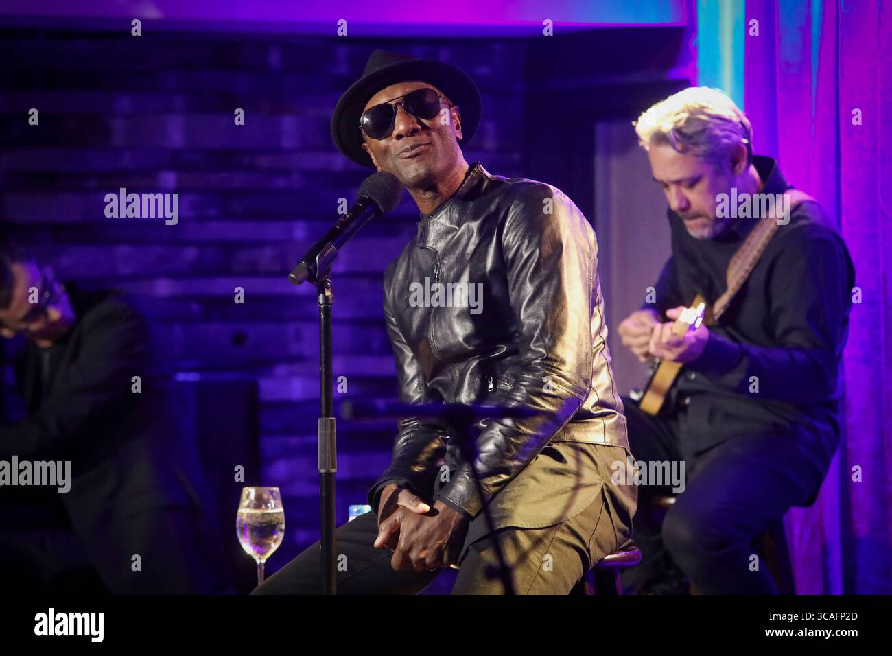 Singer-songwriter Aloe Blacc performs at the Grammy Museum's program ...