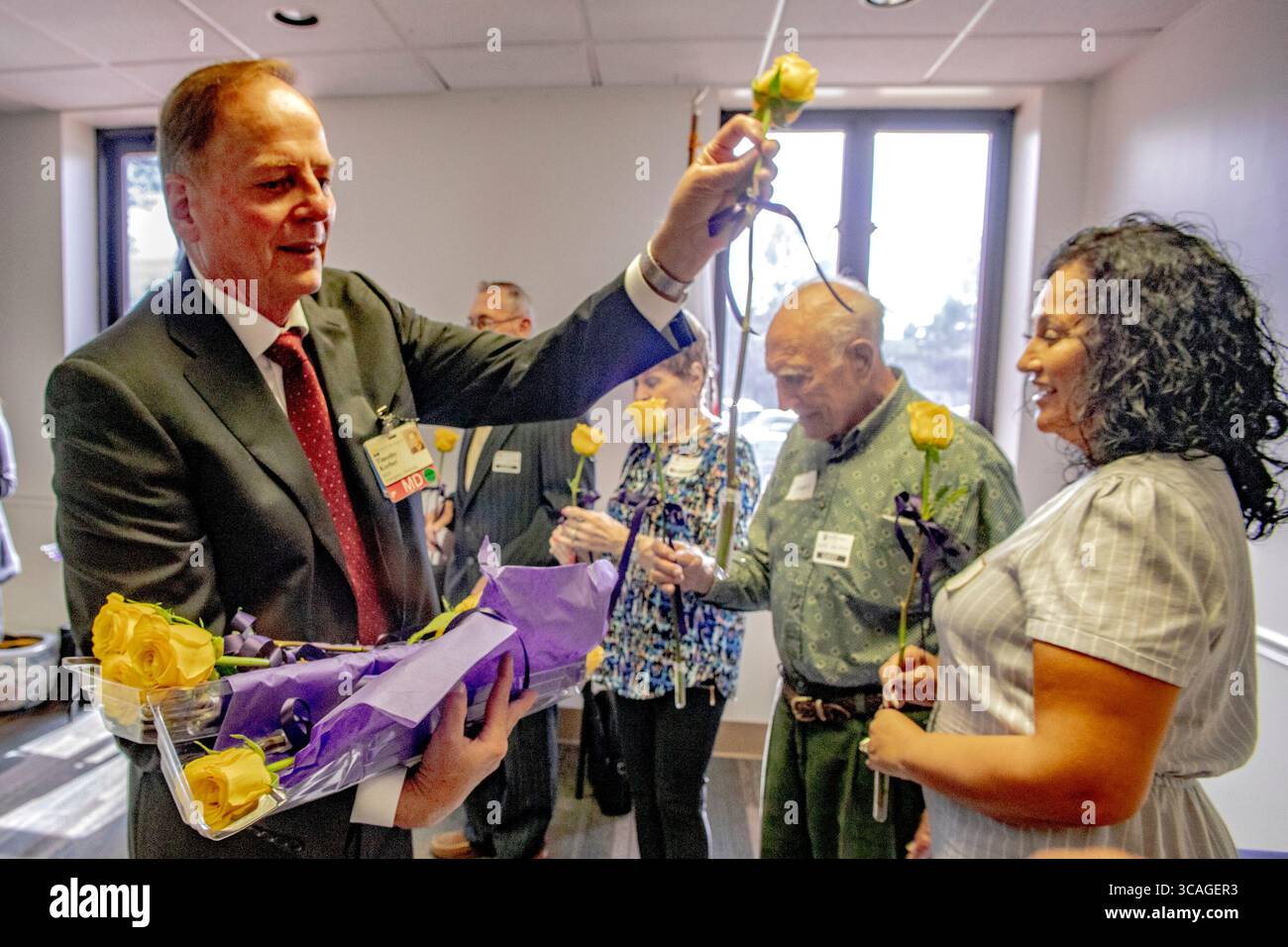May 31, 2019, Fountain Valley, California: Stroke survivors receive ...
