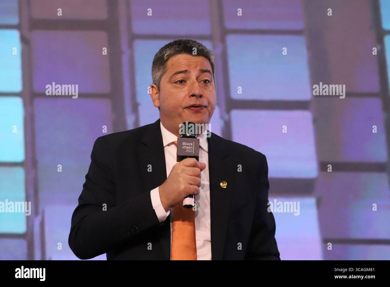 Blockchaim Rio 2025. Carlos Portinho PL/RJ, Senator, during the ...