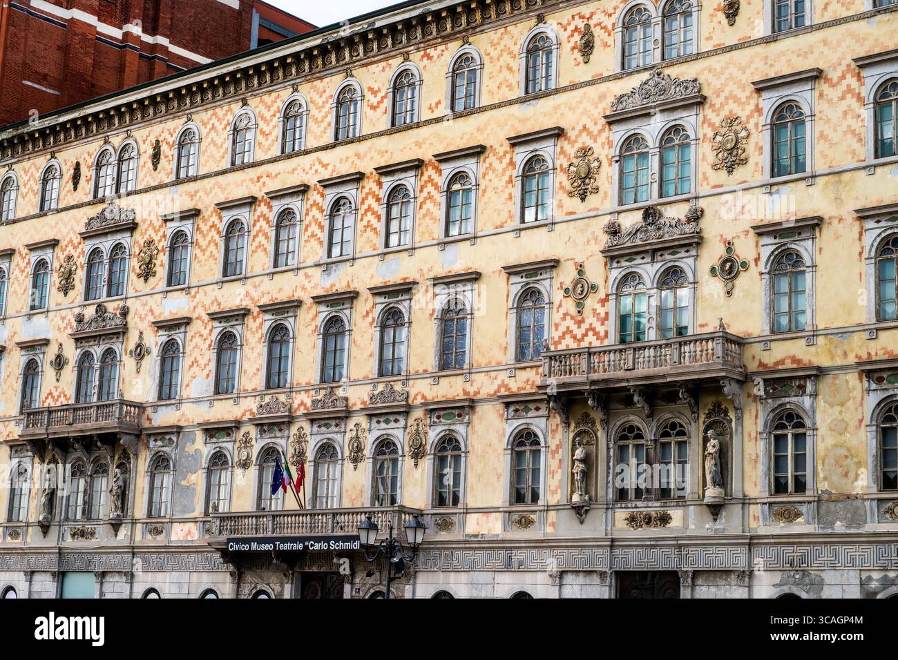 Palazzo Gopcevich Eclecticism style architecture in Trieste, Italy ...