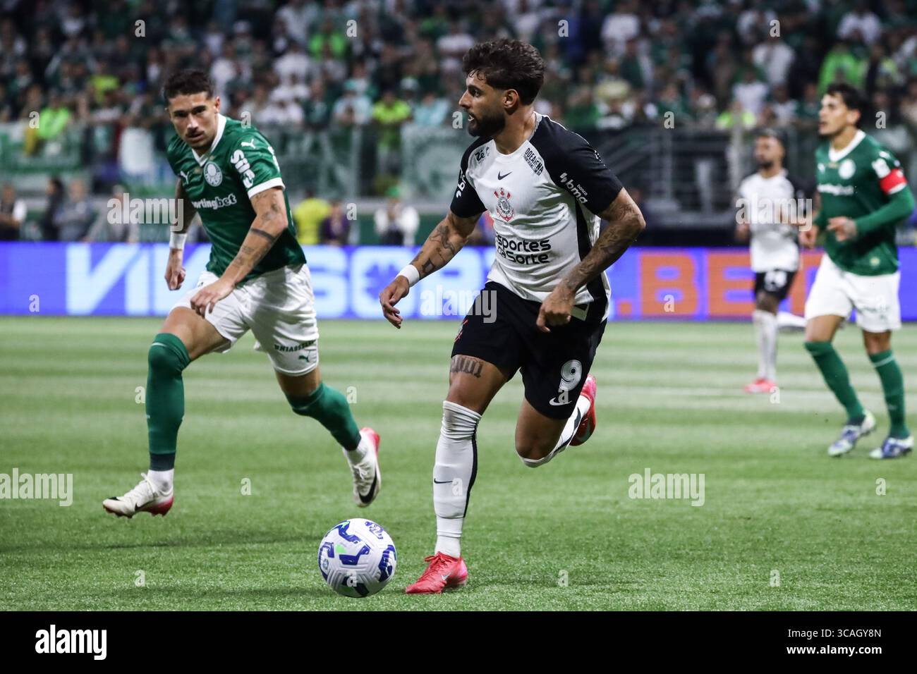 Yuri Alberto of Corinthians during the match against Palmeiras in the second leg of the round of ...
