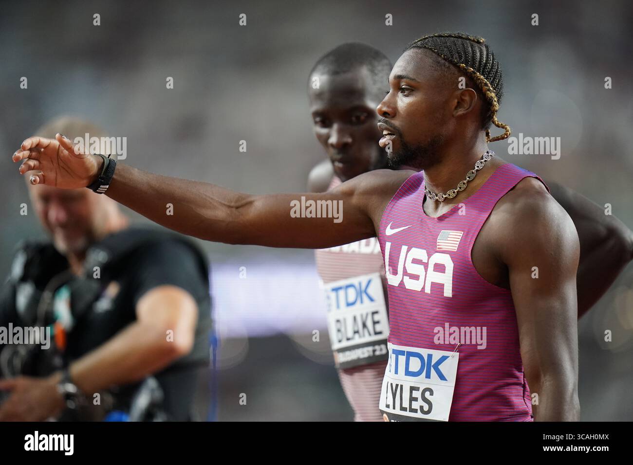 Noah lyles 100m budapest 2023 hi-res stock photography and images - Alamy
