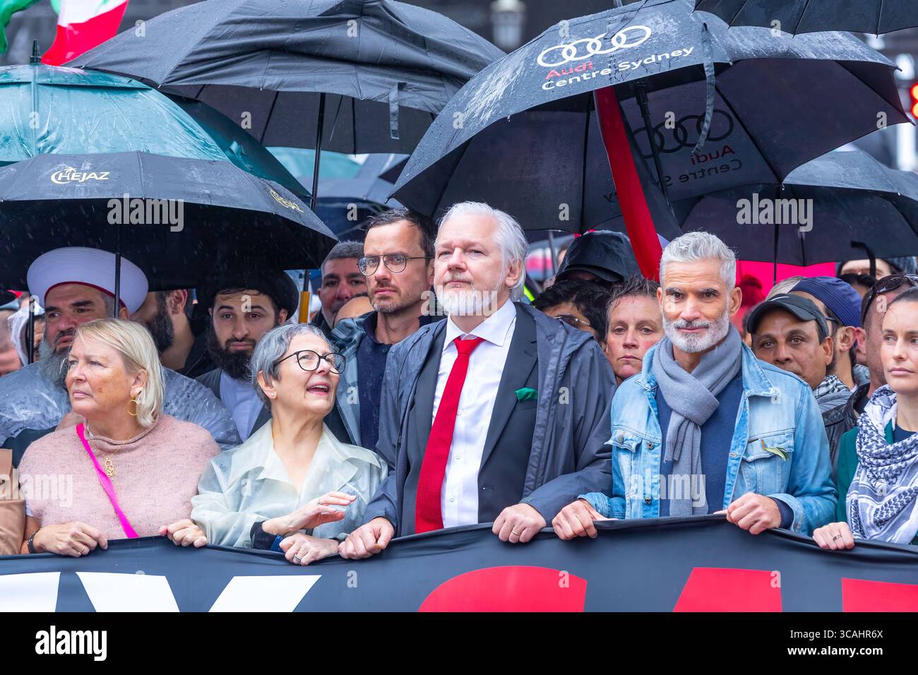 Sydney, Australia, 03 Aug 2025. A large crowd has marched across Sydney ...