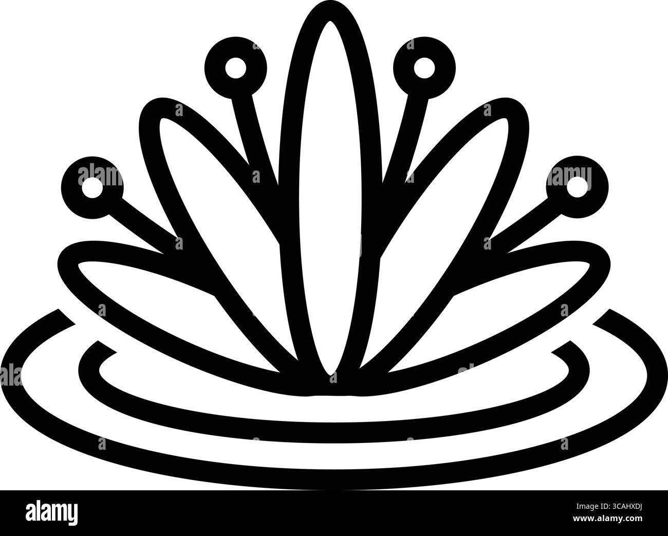 Natural aquatic beauty Stock Vector Images - Alamy