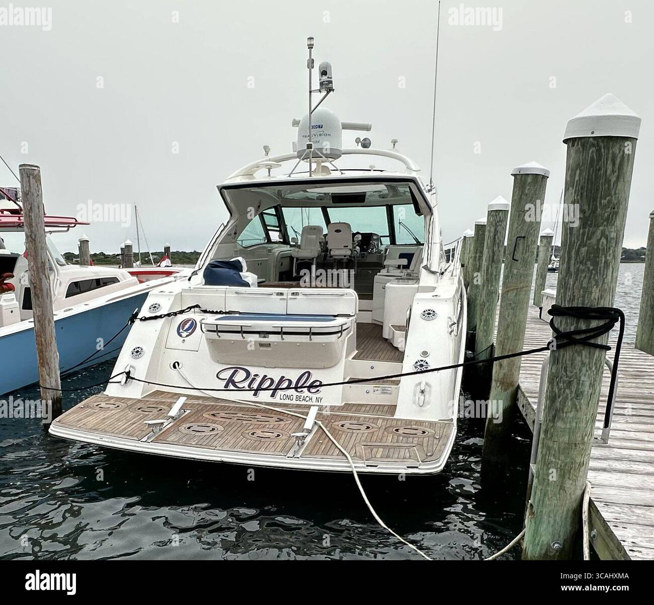 MONTAUK, NY - AUGUST 06: What appears to be a white powdery substance is seen here in photos of ...