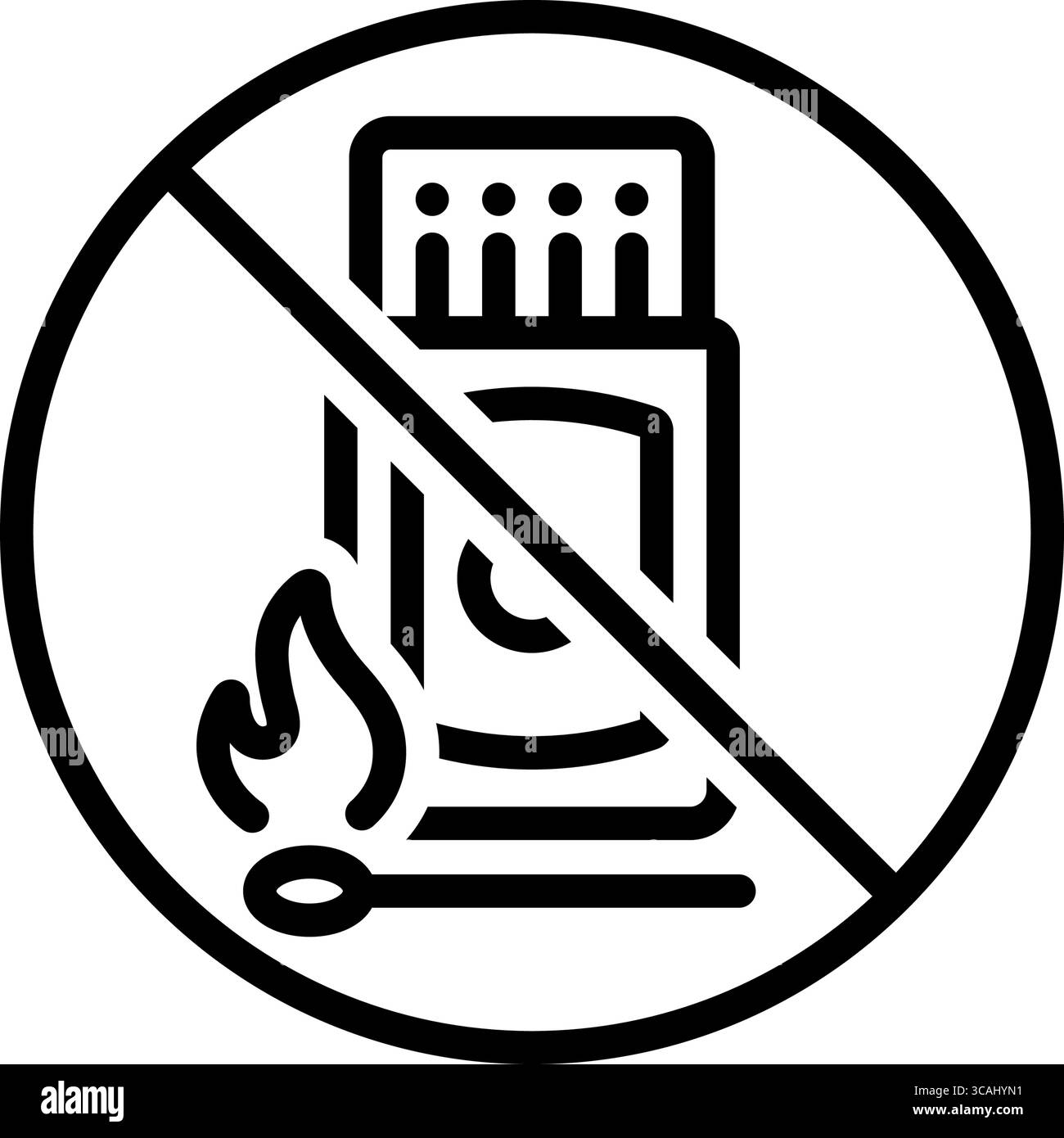 Matchbox fire Black and White Stock Photos & Images - Alamy