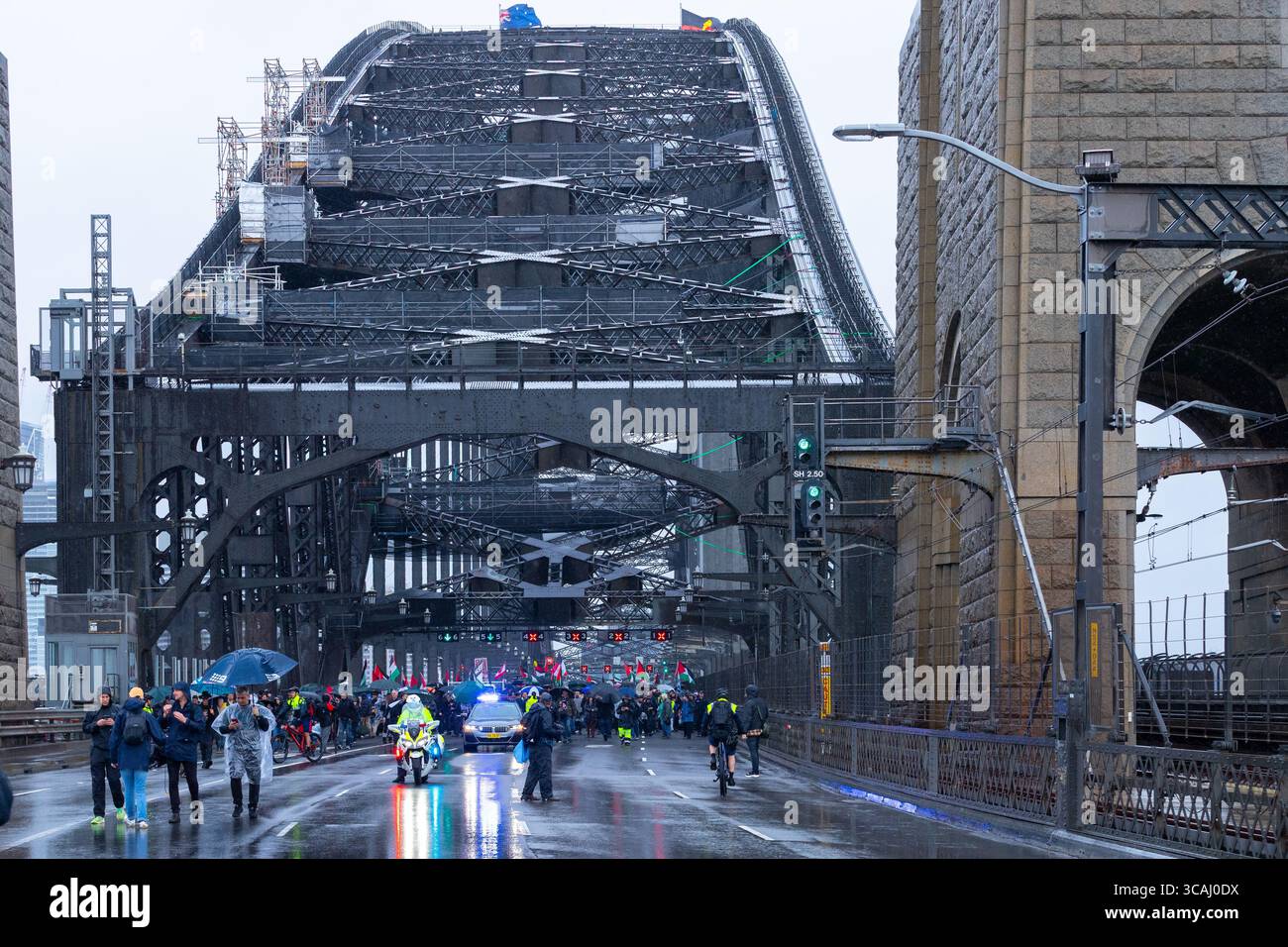 Sydney, Australia, 03 Aug 2025. A large crowd has marched across Sydney ...
